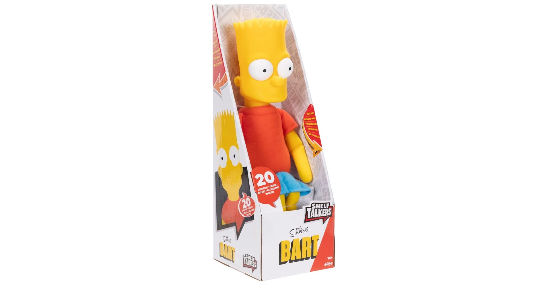 A Simpson család - Bart beszélő plüssfigura 33 cm (Angol nyelvű ...