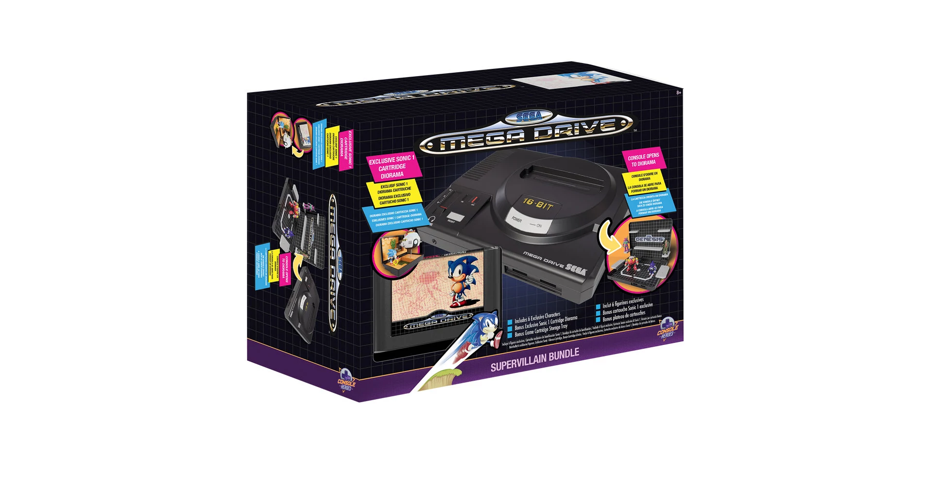 Console Heroes Sonic the Hedgehog Boss Level 1 Mega Drive dioráma ...